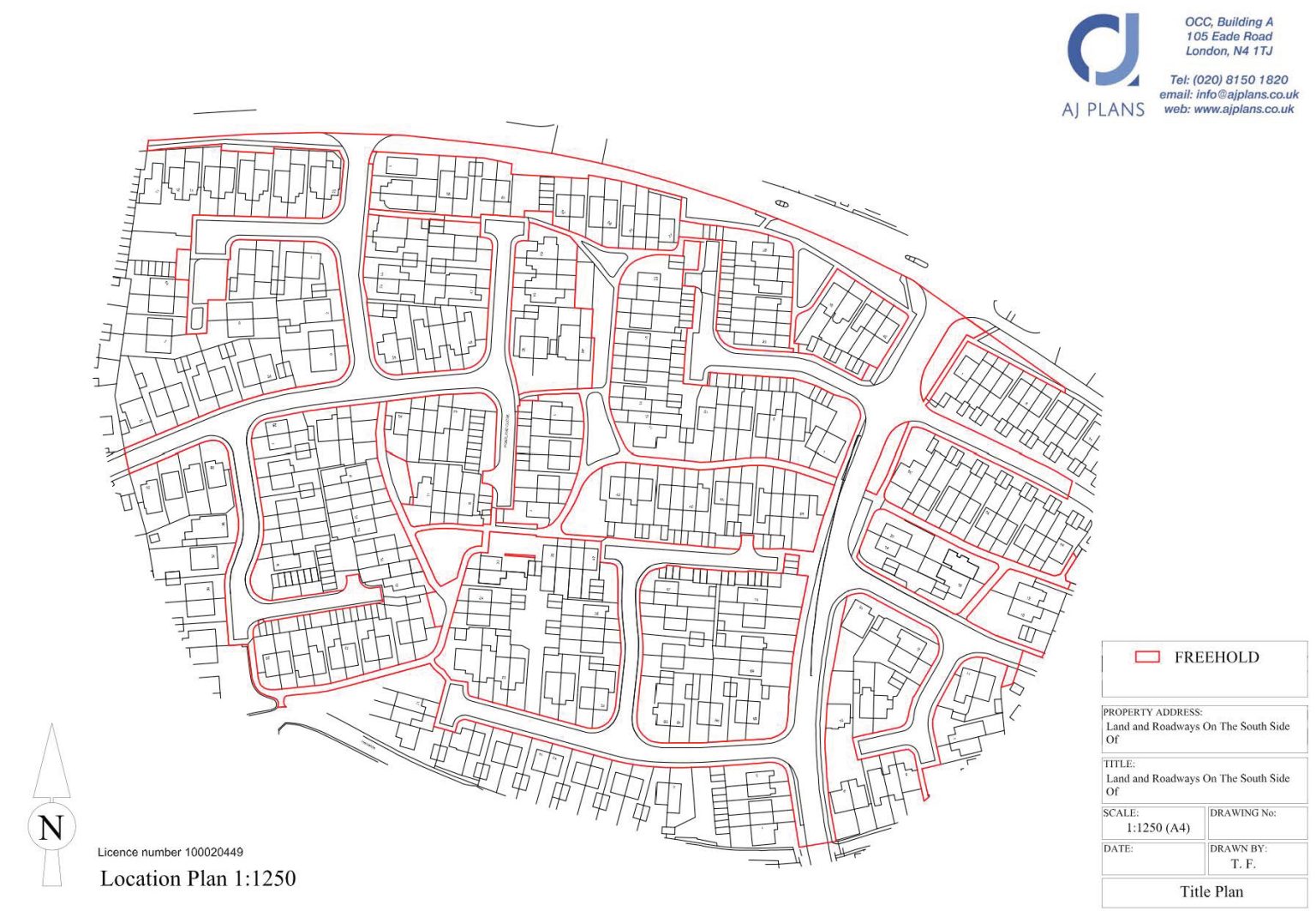 Land Registry Lease & Title Plan - AJ Plans Property Planning and ...